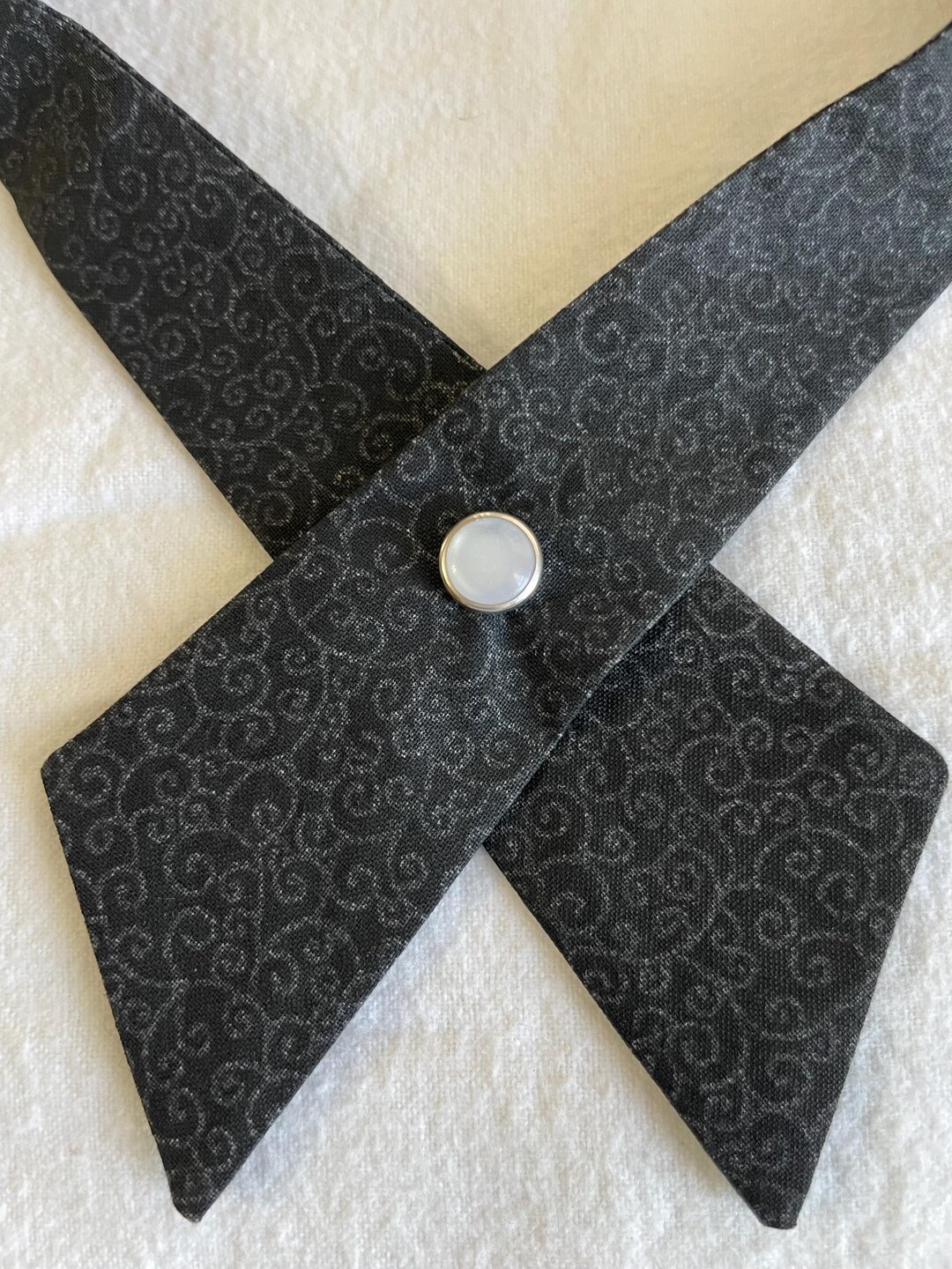 Black Swirl Cross Tie - Etsy
