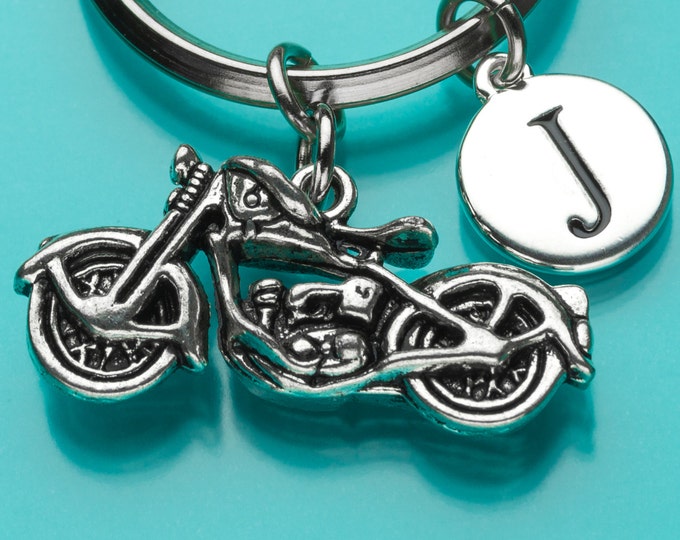 Large Motorcycle Keychain, Motorcycle Key Ring, Biker's Keychain ...