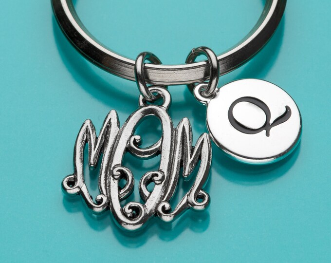Mom Charm Keychain Mom Charm Key Ring Mother's Charm | Etsy