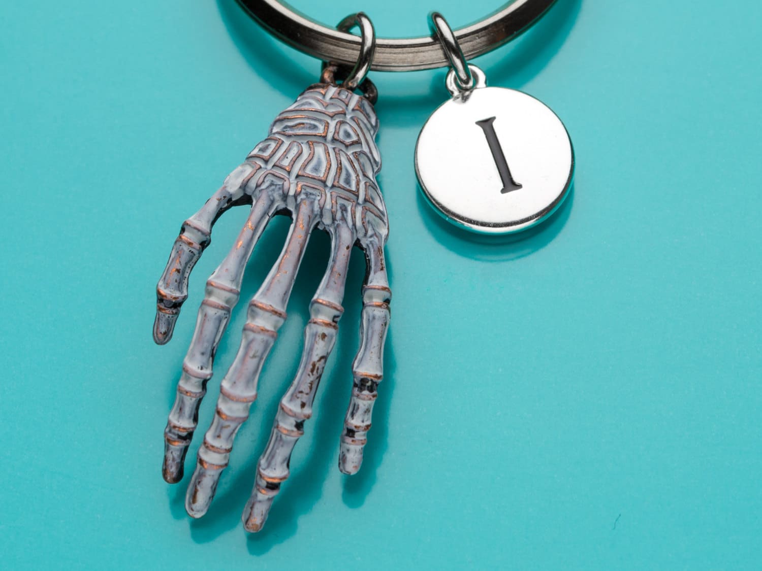 Hand Skeleton Keychain Hand Skeleton Key Ring Goth Skull - Etsy UK