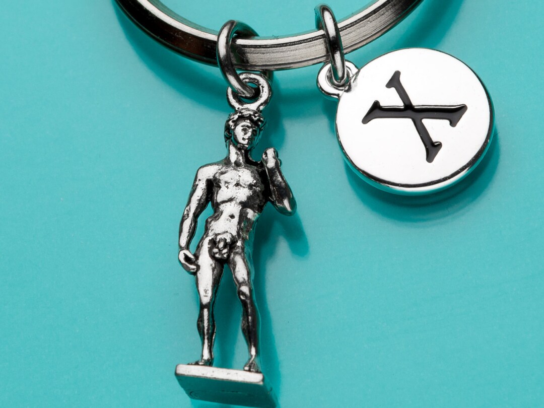 Michelangelo's David Keychain, Michelangelo's David Key Ring, David ...
