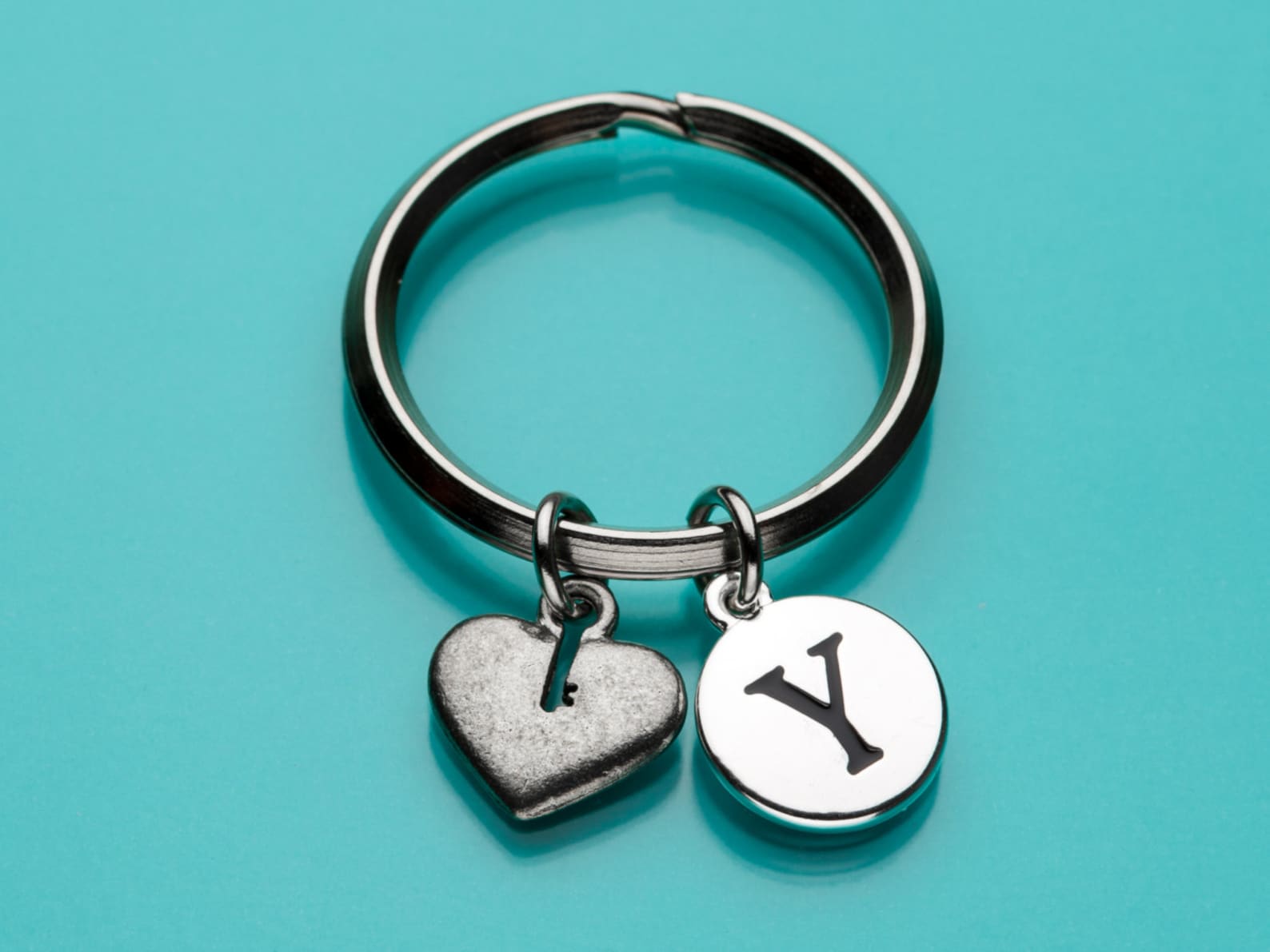 Heart With Keyhole Keychain Heart Key Ring Key to My Heart - Etsy