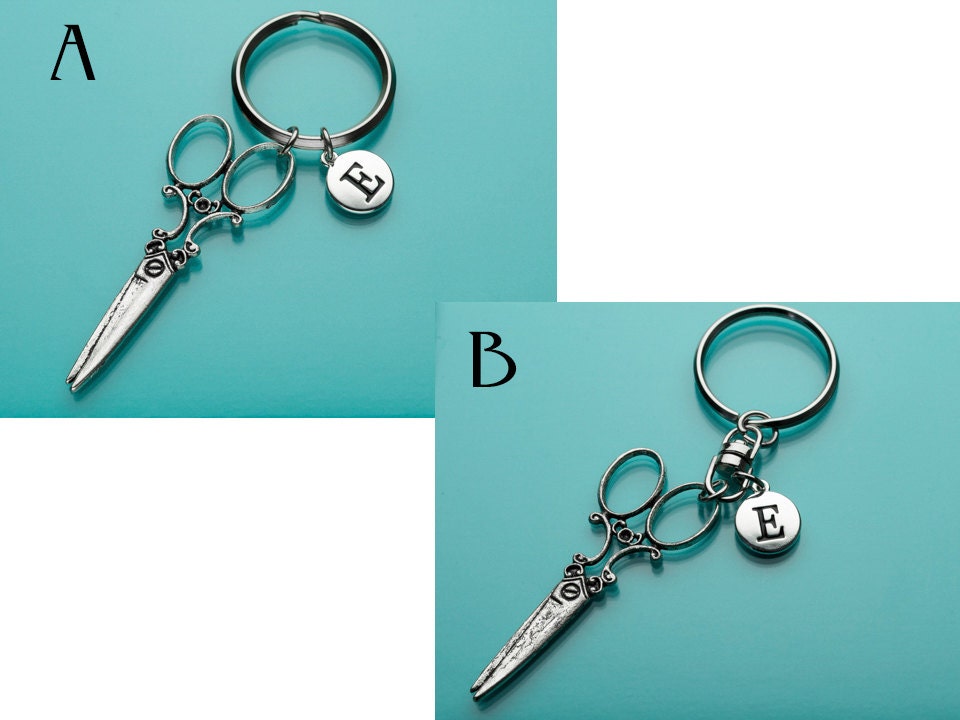 Huge Antique Scissors Keychain Antique Scissors Key Ring | Etsy