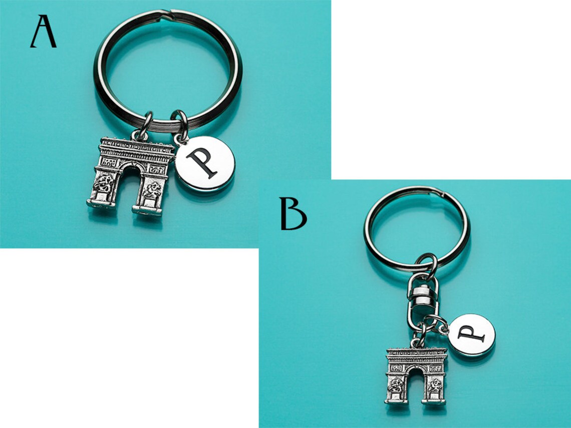 Arc De Triomphe Keychain, Arc De Triomphe Key Ring, Paris Souvenir ...