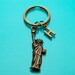 Statue of Liberty Keychain, Bronze Statue of Liberty Key Ring, NY ...