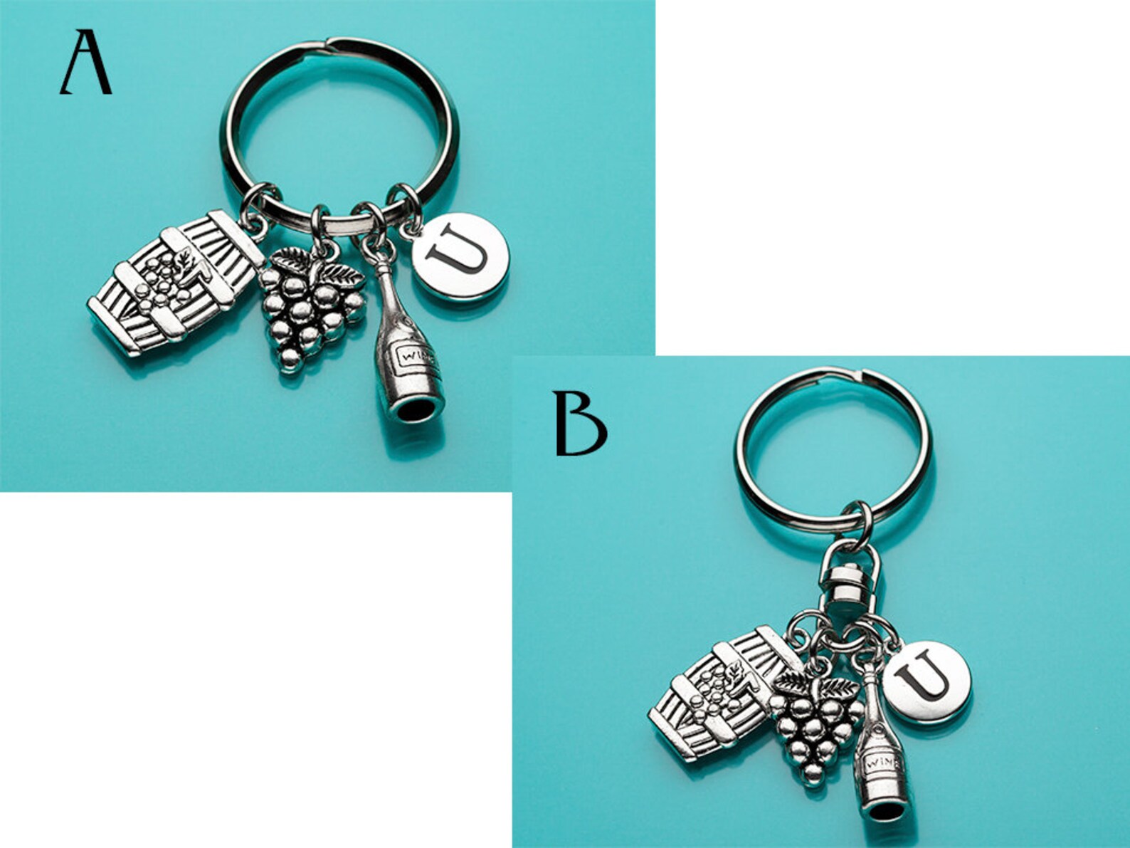 Wine Lover's Keychain Wine Lover's Key Ring Wine - Etsy