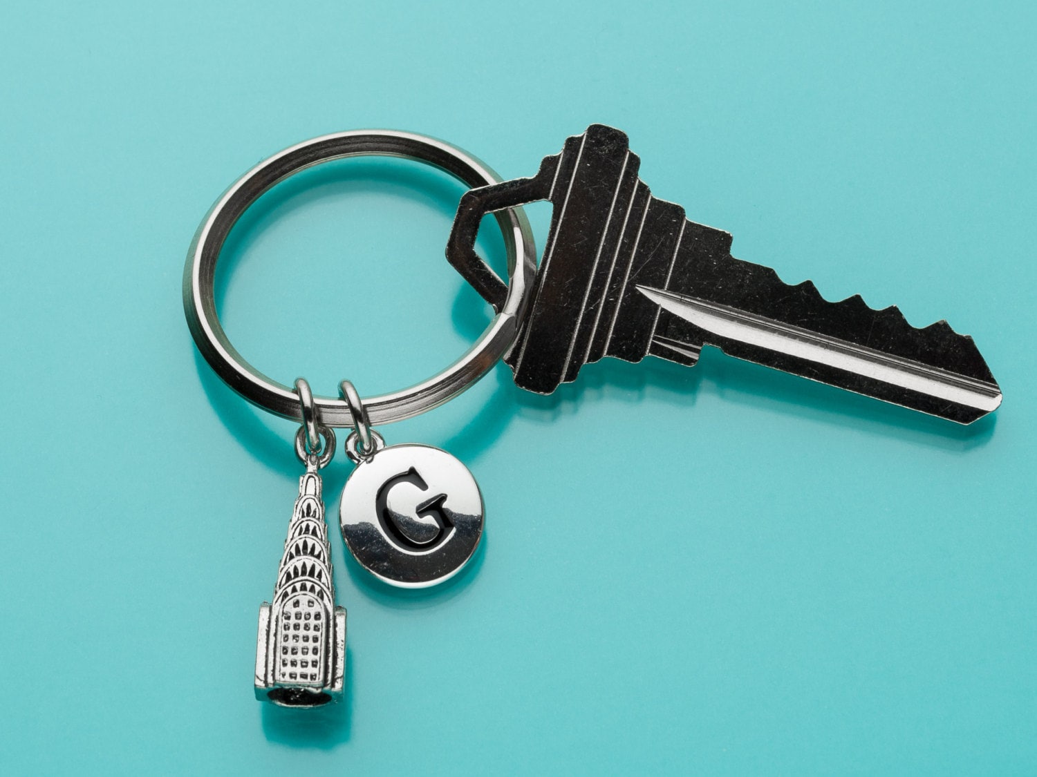 Chrysler Building Keychain Chrysler Building Key Ring - Etsy