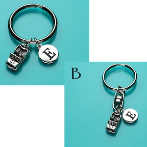 Army Jeep Keychain, Army Jeep Key Ring, Car Charm, Initial Keychain ...