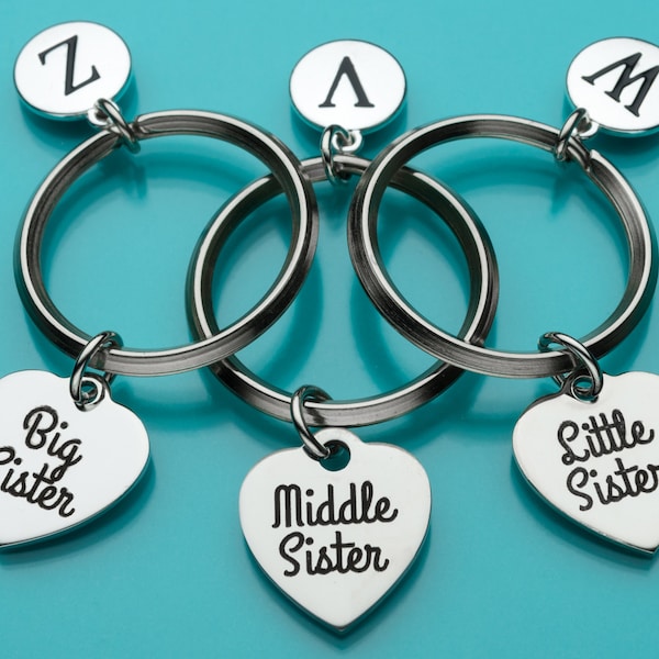 Sister Key Chain - Etsy