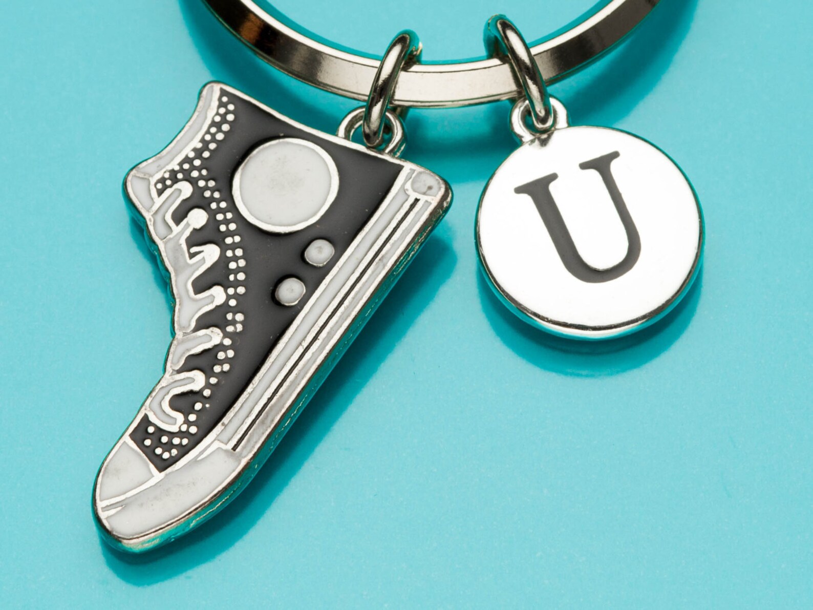 High Tops Keychain Converse Sneakers Key Ring Black - Etsy