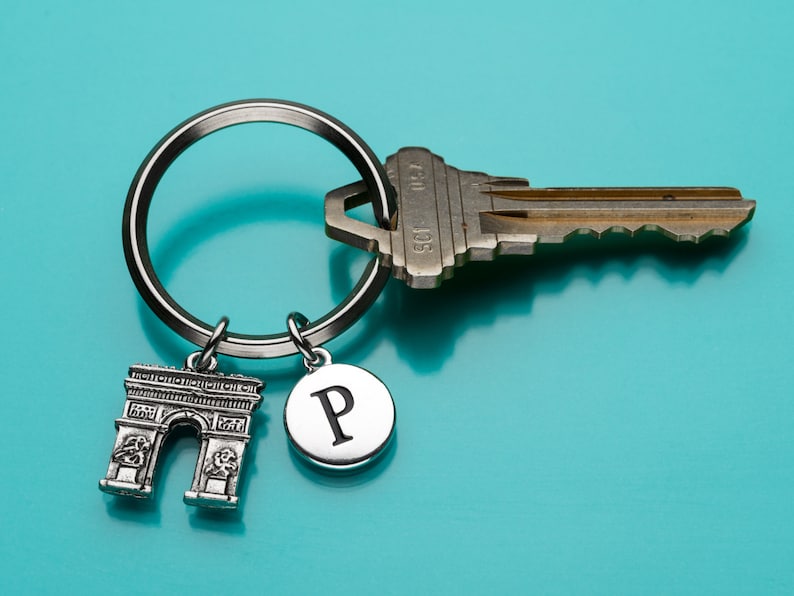 Arc De Triomphe Keychain, Arc De Triomphe Key Ring, Paris Souvenir ...