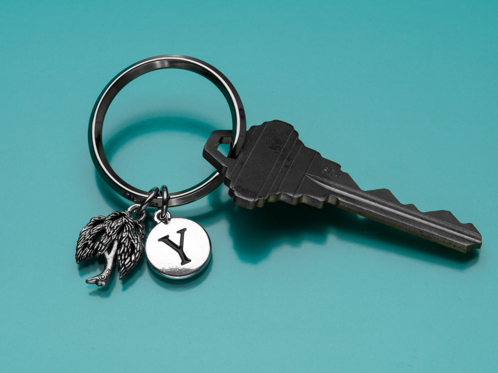 Weeping Willow Keychain Willow Tree Key Chain Tree Key Ring - Etsy