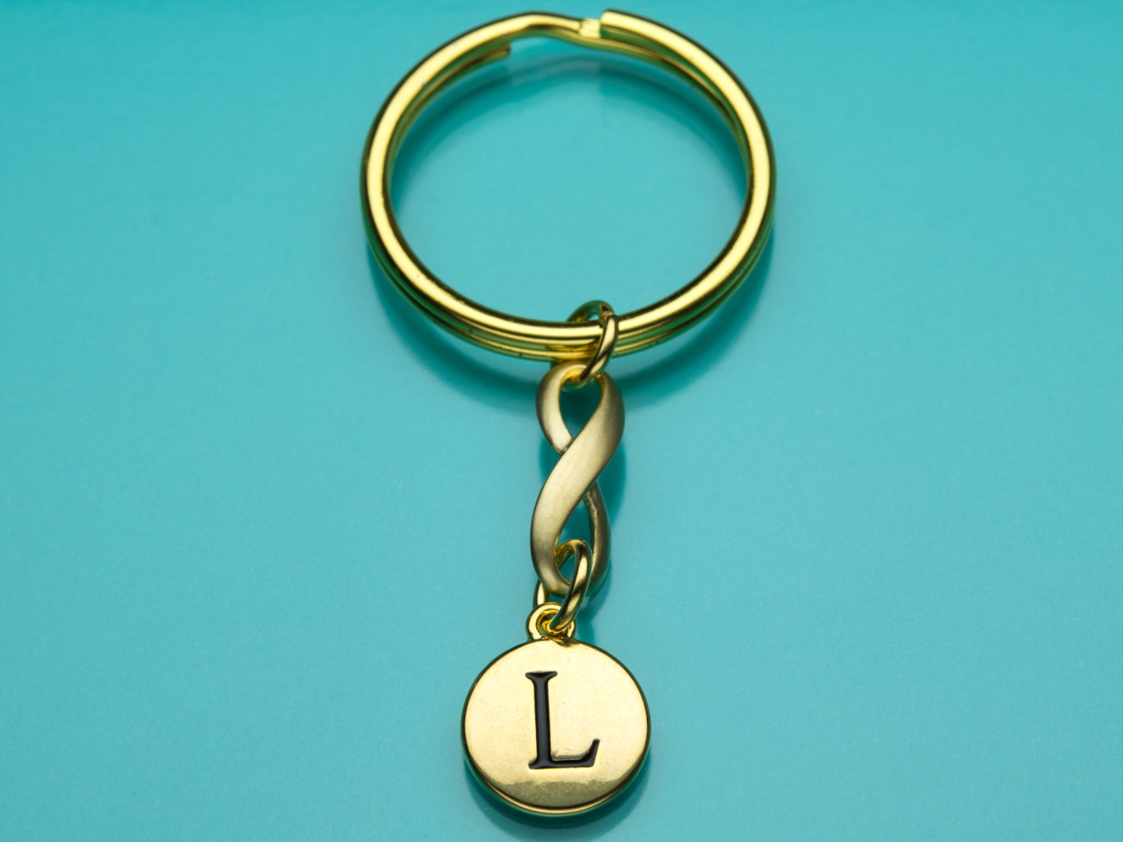 Infinity Symbol Keychain Gold Infinity Symbol Key Ring - Etsy