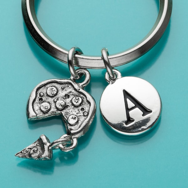 Pizza Keychain - Etsy