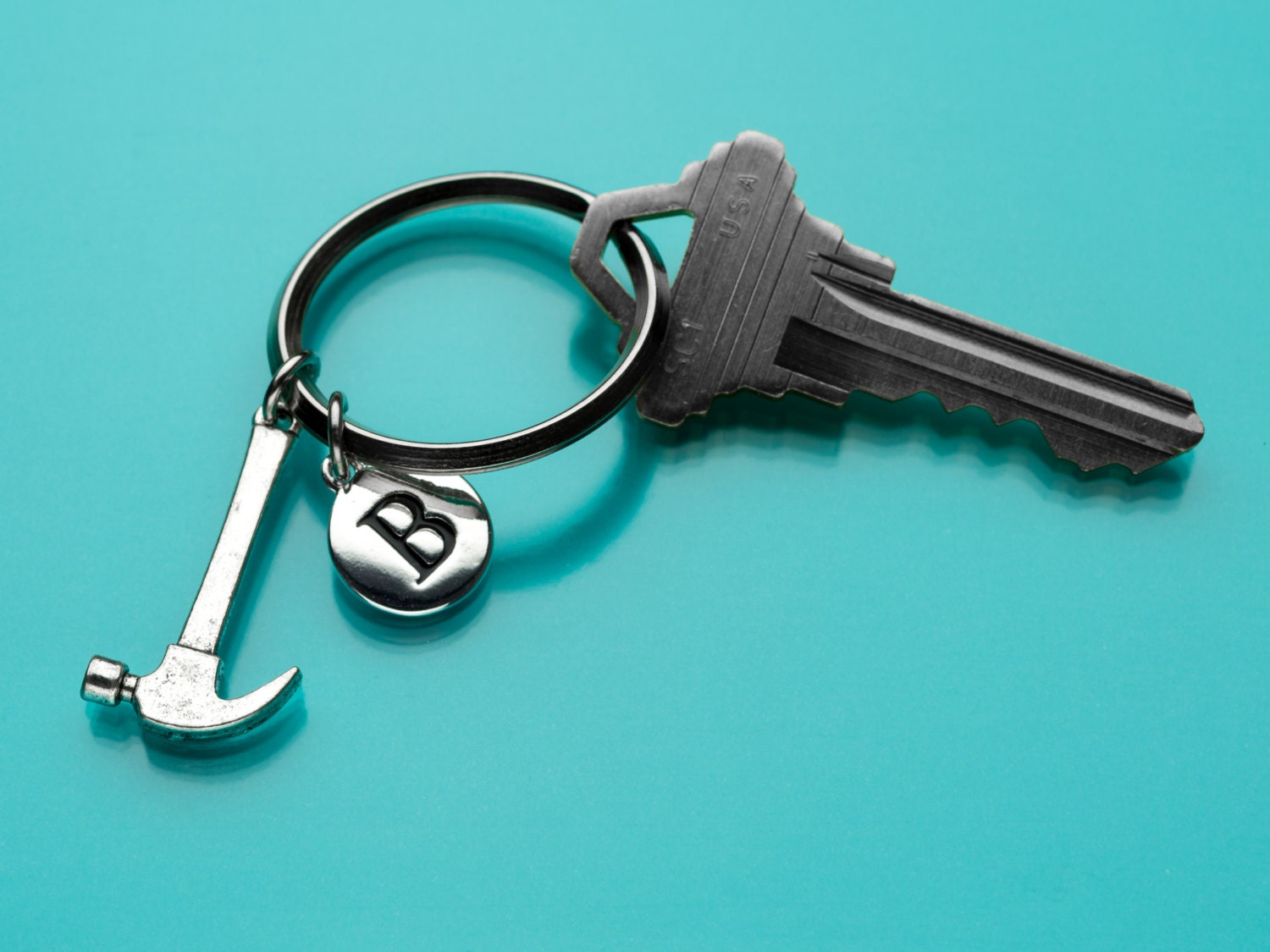 Hammer Keychain Hammer Key Ring Claw Hammer Tool Charm | Etsy