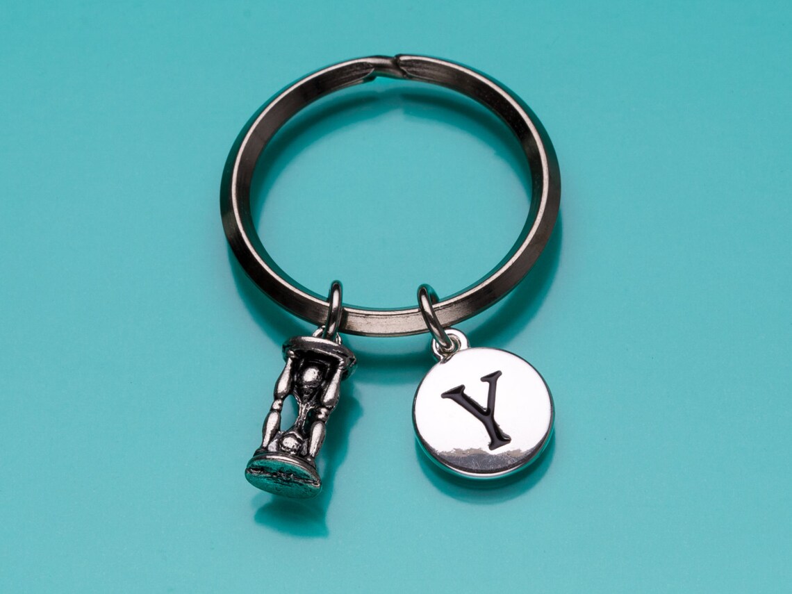 Hourglass Keychain Sand Timer Key Ring Egg Timer Keyring | Etsy