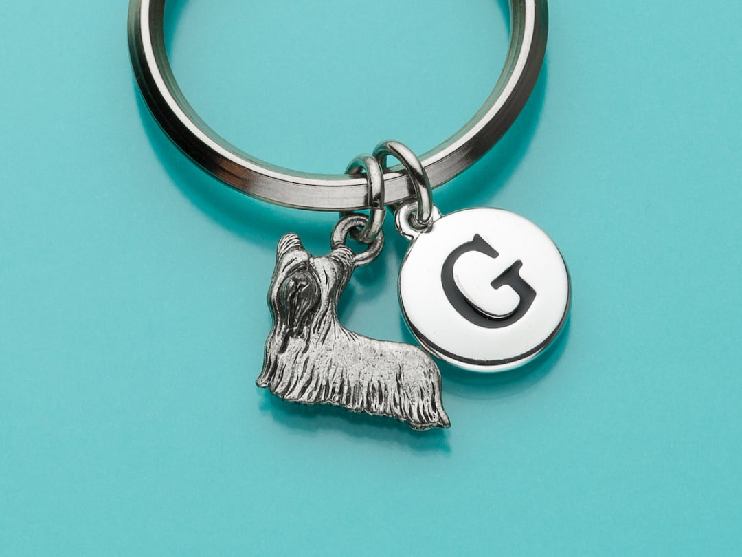 Yorkshire Terrier Keychain, Yorkshire Terrier Key Ring, Yorkie, Dog ...