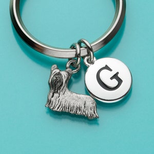 Yorkshire Terrier Keychain, Yorkshire Terrier Key Ring, Yorkie, Dog ...