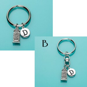 Tardis, London Police Box Keychain, London Police Booth Key Ring, Dr ...