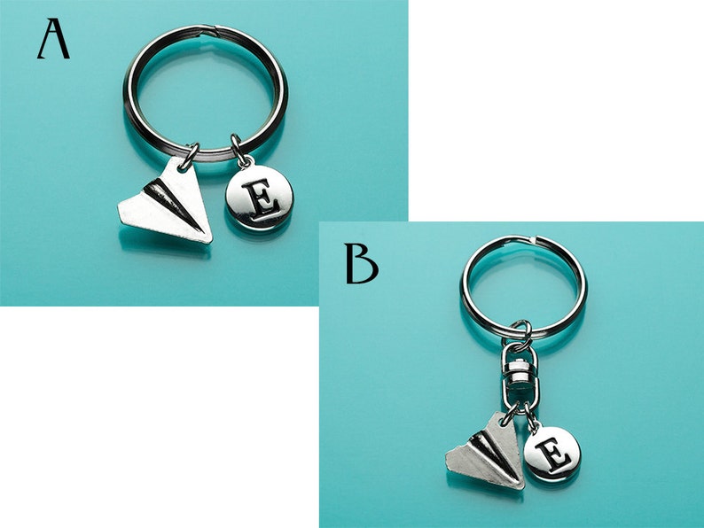 Paper Airplane Keychain Paper Plane Key Ring Toy Charm - Etsy