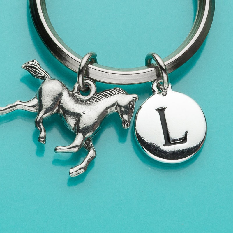 Horse Keychain - Etsy