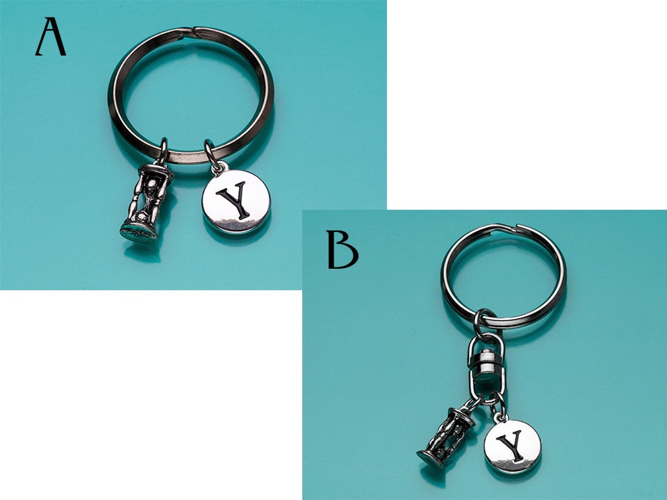 Hourglass Keychain Sand Timer Key Ring Egg Timer Keyring | Etsy
