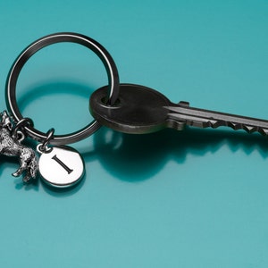 Coyote Keychain, Coyote Key Ring, Jackal, Howling Wolf, Animal Charm ...