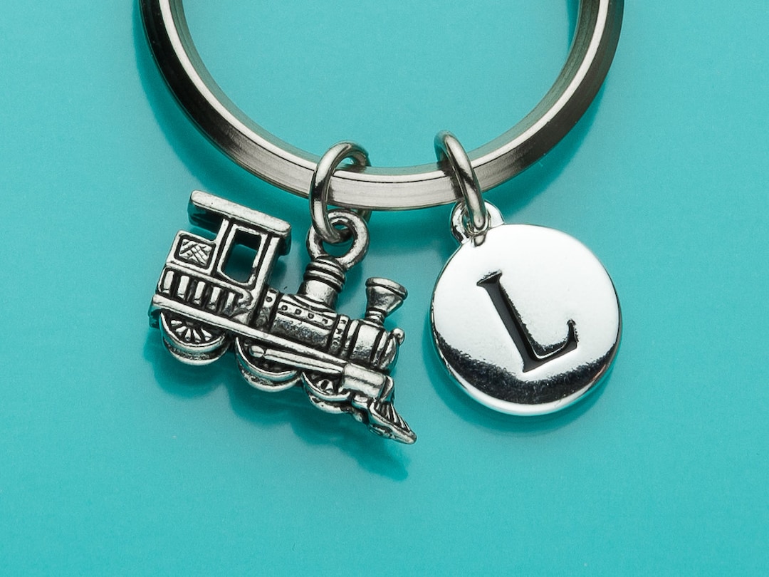 Steam Train Keychain, Train Key Ring, Choo Choo Train, Toy Train ...