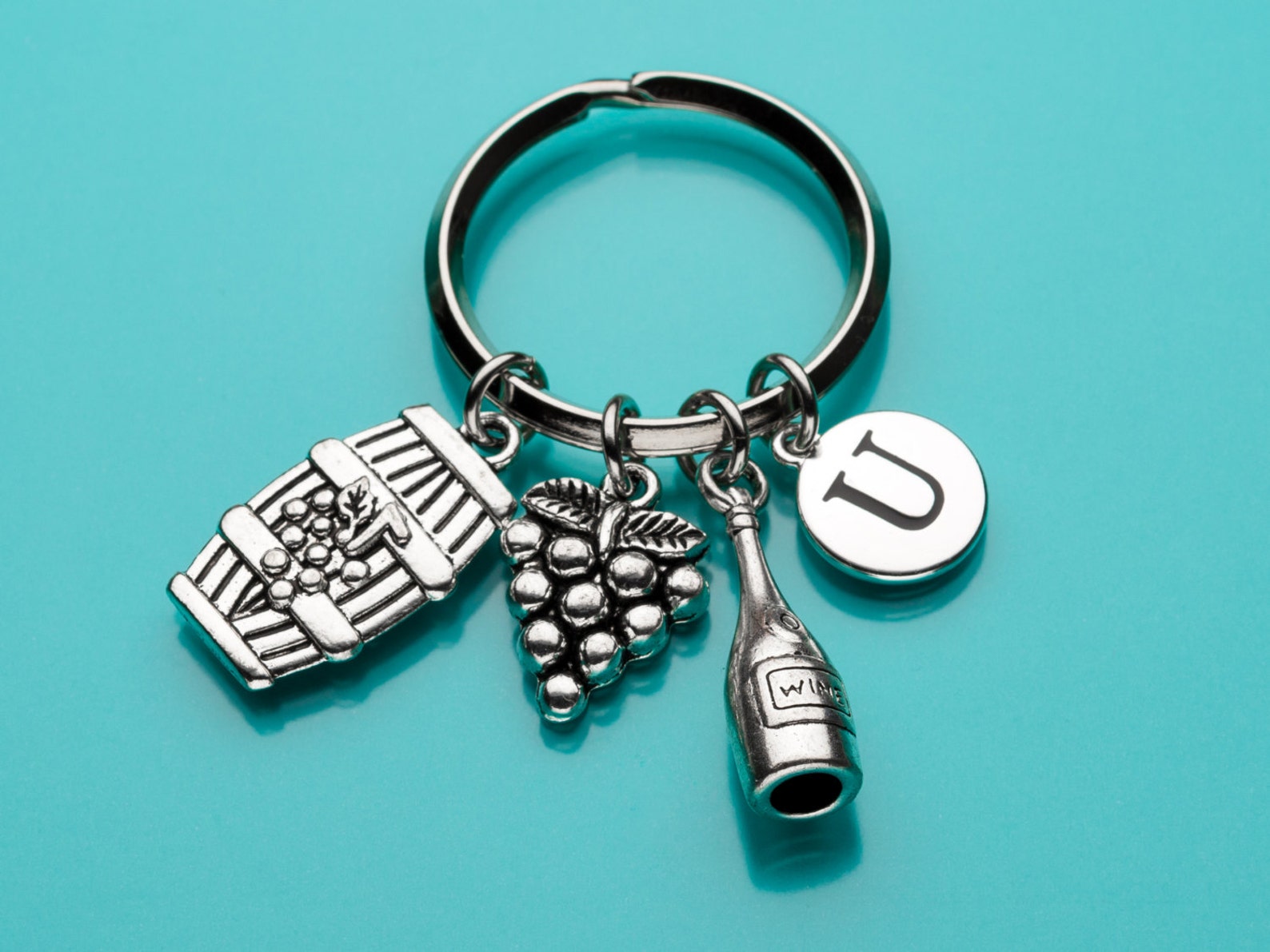 Wine Lover's Keychain Wine Lover's Key Ring Wine - Etsy