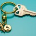 Tiger Keychain Gold Tiger Key Ring Animal Charm Jungle - Etsy