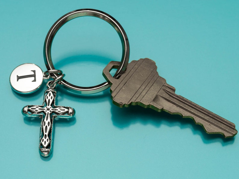 Celtic Cross Keychain Fancy Cross Key Ring Religious Symbol | Etsy