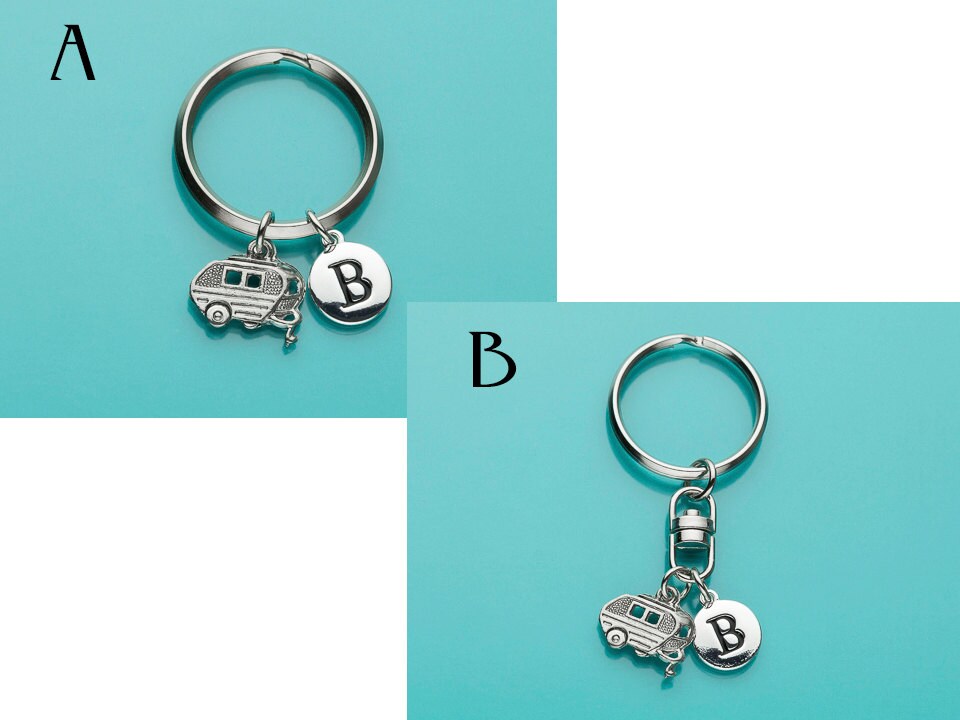 Trailer Keychain Camper Key Ring Camper Keychain Caravan - Etsy
