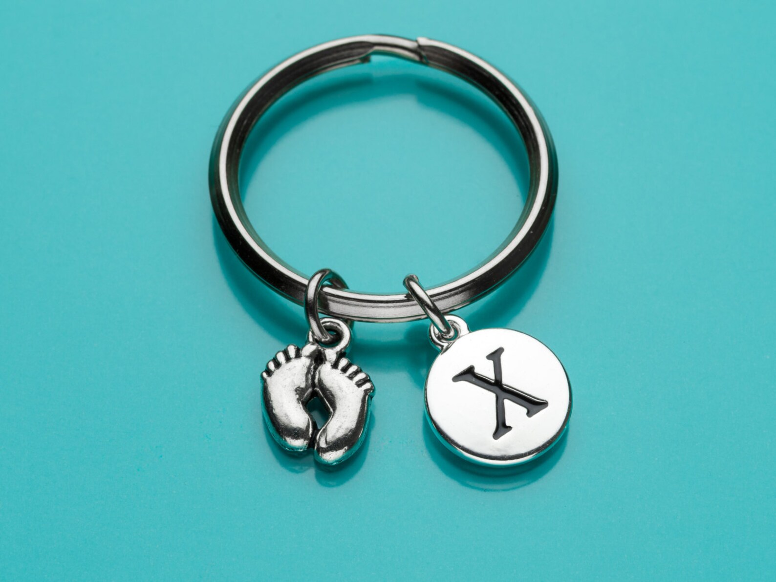 Tiny Baby Feet Keychain Tiny Baby Feet Key Ring Baby Charm - Etsy