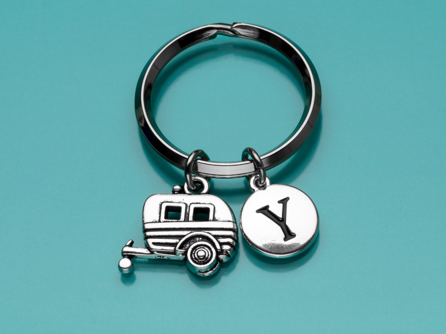 Camper Keychain Travel Trailer Caravan Key Ring Camping - Etsy