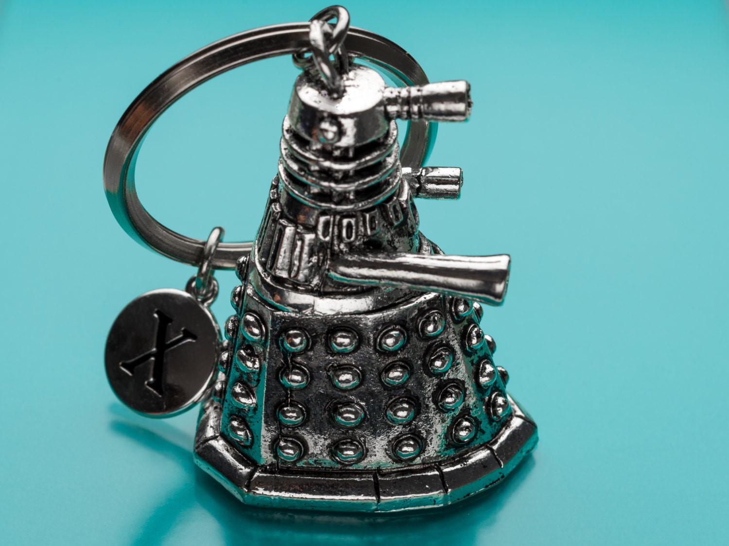 Robot Keychain Huge Robot Key Ring War Robot Initial - Etsy