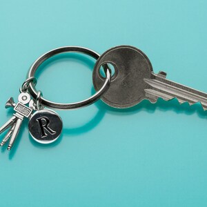 Movie Camera Keychain, Movie Camera Key Ring, Filmmaker's Charm ...