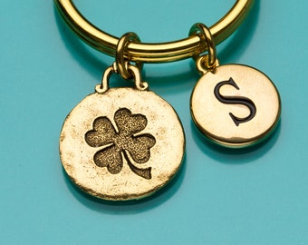 Shamrock Key Ring - Etsy