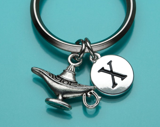 Aladdin's Lamp Charm Necklace, Silver Magic Lamp, Magic Lamp Charm ...
