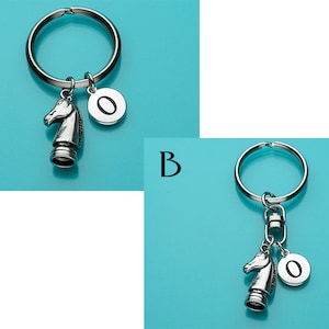 Knight Chess Piece Keychain, Knight Chess Piece Key Ring, Chess Knight ...