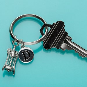 Corkscrew Keychain, Corkscrew Key Ring, Wine Accessories, Initial ...