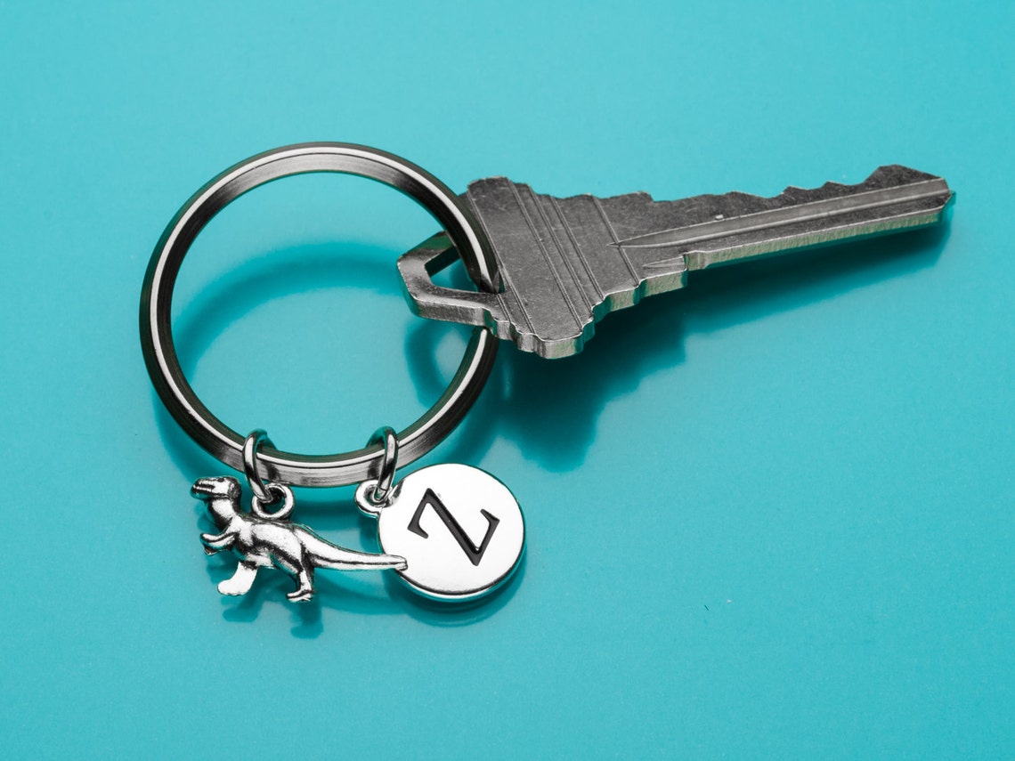 Dinosaur Keychain, Dinosaur Key Ring, Dino Charm, Prehistoric Charm ...