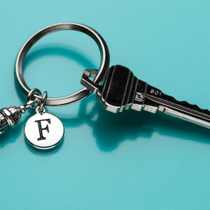 Fire Hydrant Keychain, Fire Hydrant Key Ring, Dog Charm, Initial ...