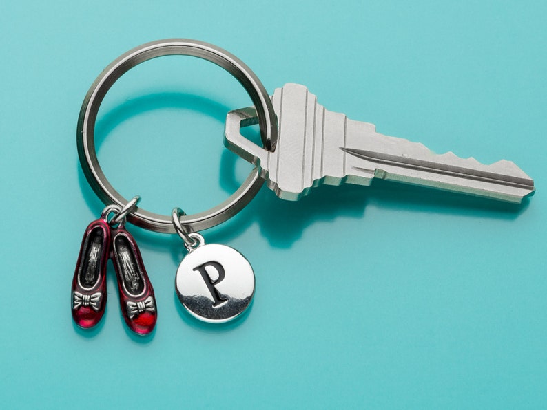 Ruby Slippers Keychain Ruby Slippers Key Ring Dorothy's - Etsy