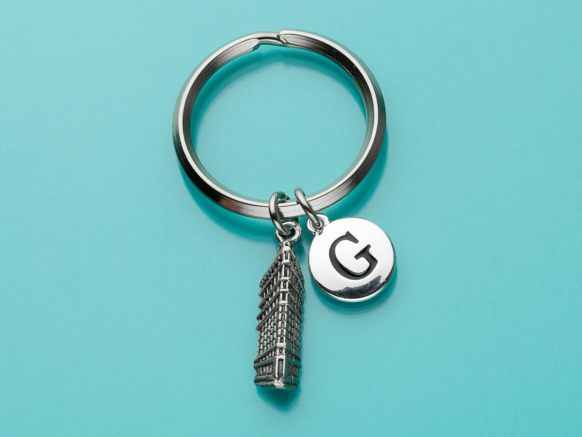 Flatiron Building Keychain Flatiron Building Key Ring - Etsy