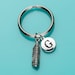 Flatiron Building Keychain, Flatiron Building Key Ring, Initial ...