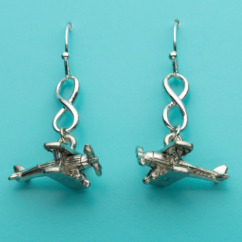 Plane Earrings - Etsy