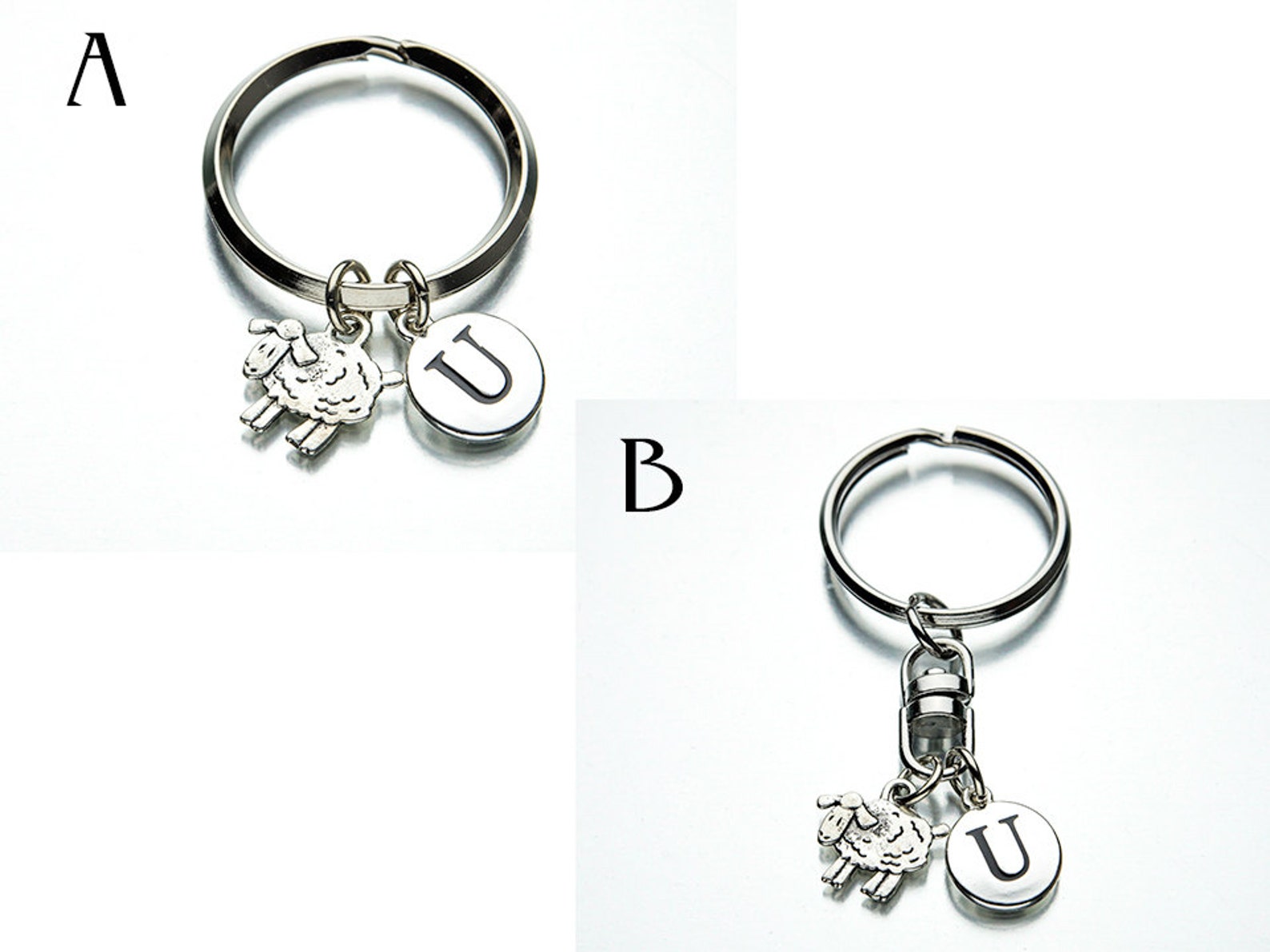 Sheep Keychain Cute Sheep Key Ring Baa Baa Black Sheep - Etsy