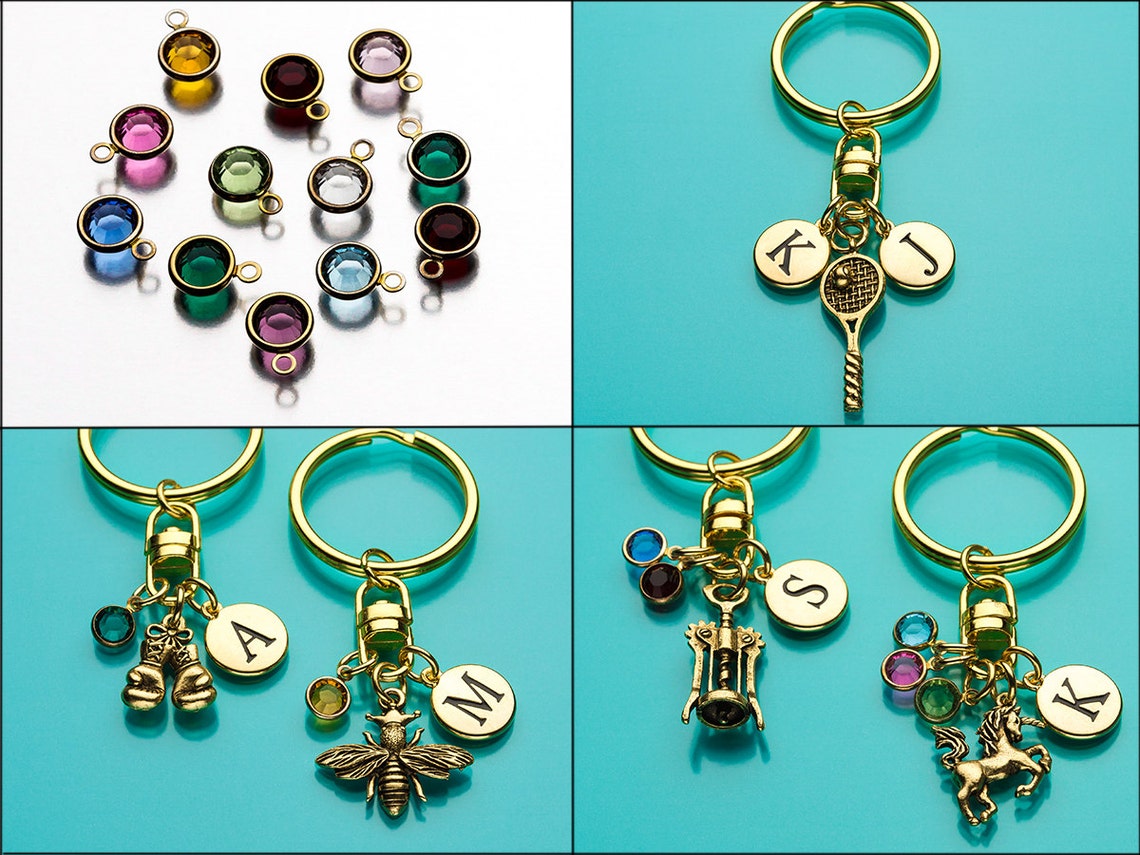 Caduceus Keychain, Gold Caduceus Key Ring, Doctor's Medical Symbol ...