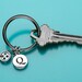 Button and Thread Keychain, Button and Thread Key Ring, Sewing Charm ...
