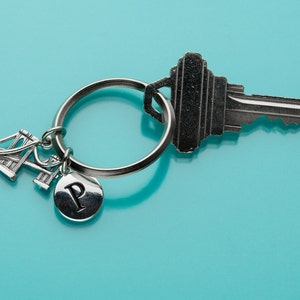 Brooklyn Bridge Keychain, Brooklyn Bridge Key Ring, Initial Keychain ...